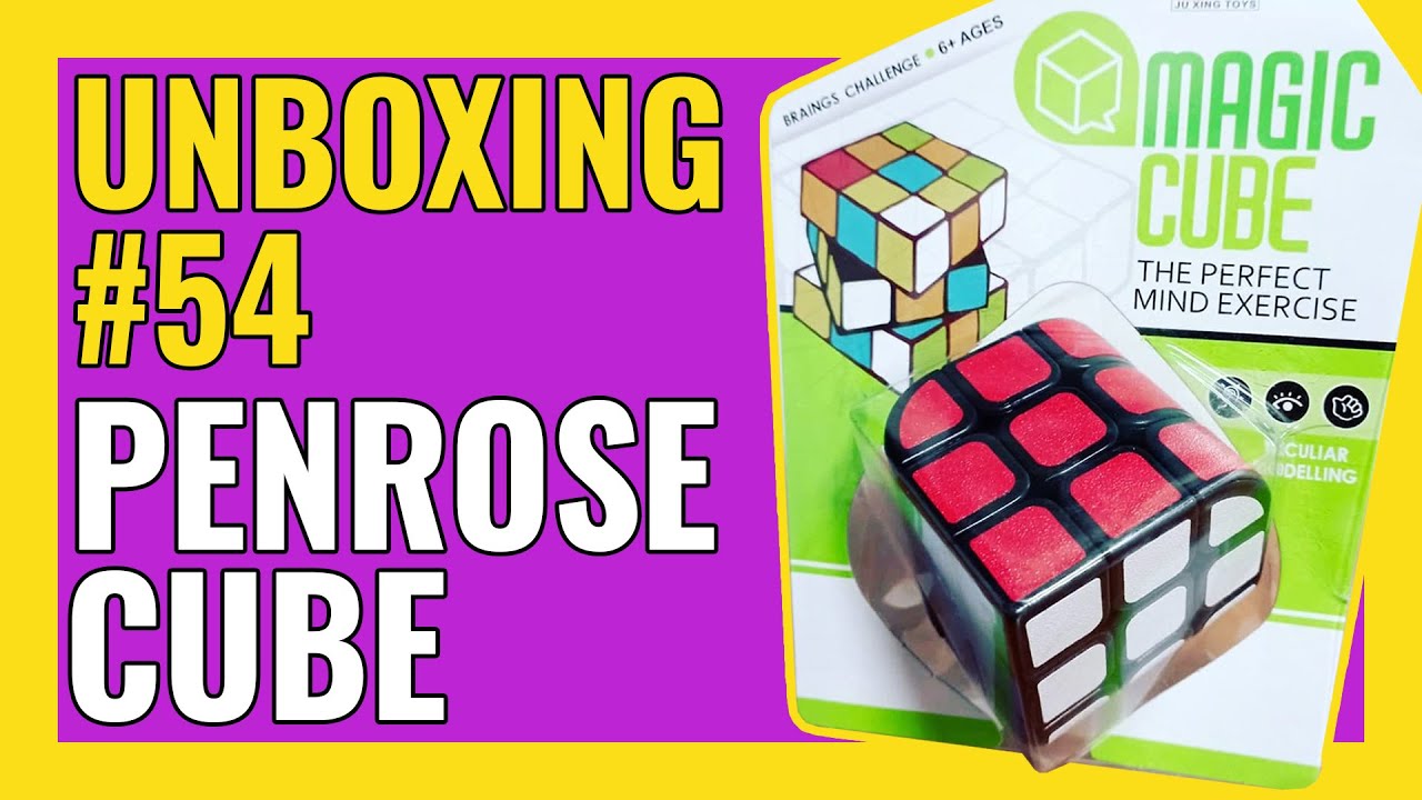 🟨 UNBOXING #54 Penrose Cube 3x3 Stickered Texturizados - YouTube