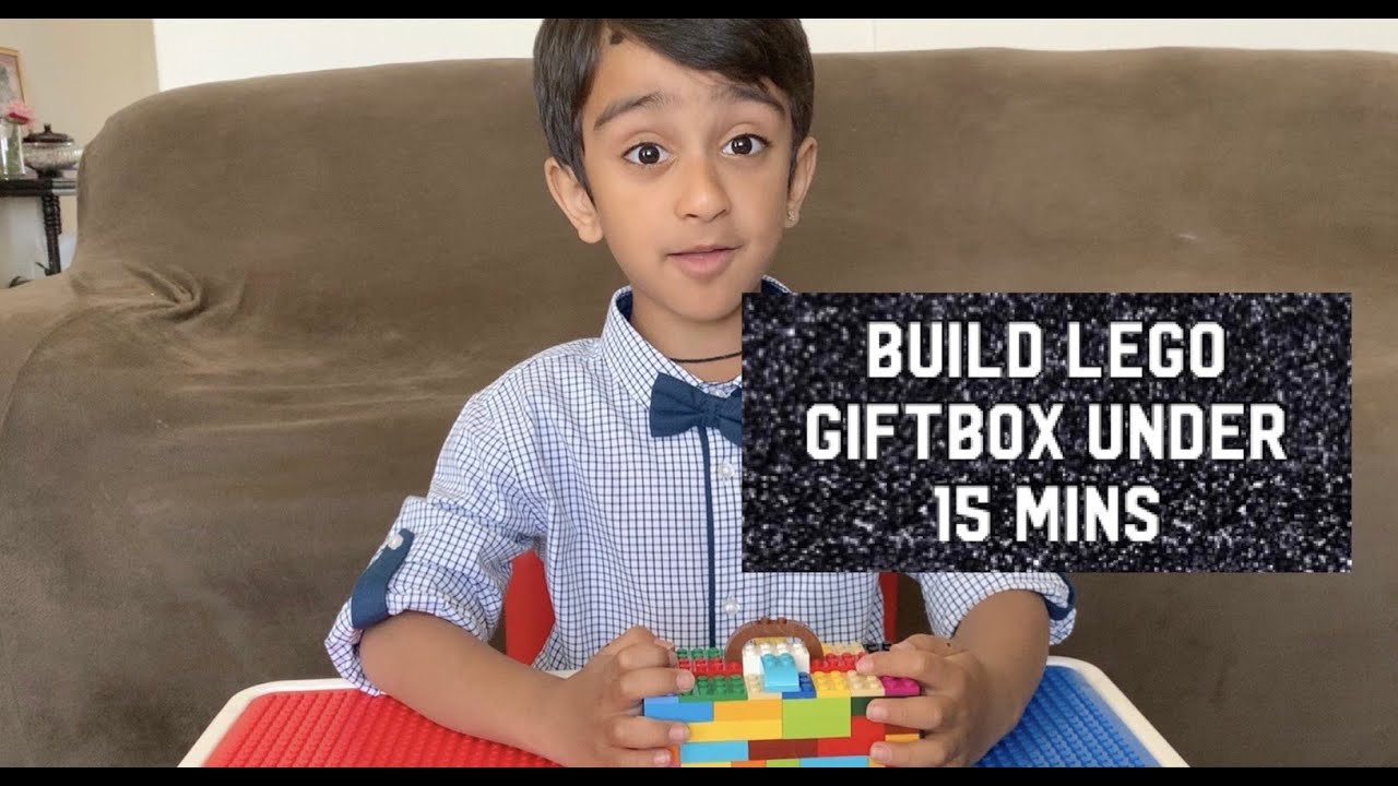 HOW TO BUILD A LEGO GIFTBOX/PRESENT BOX UNDER 15 MINS - YouTube