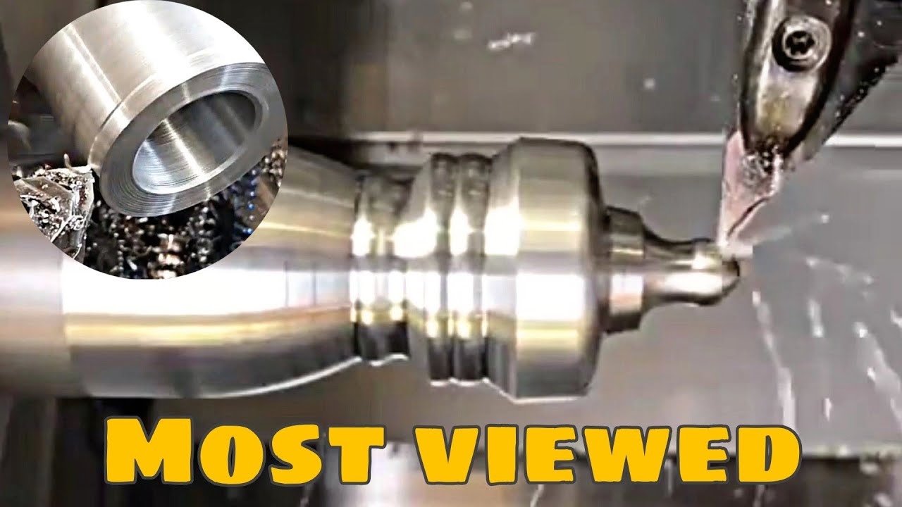 Most satisfying CNC lathe machining videos you've ever seen - YouTube