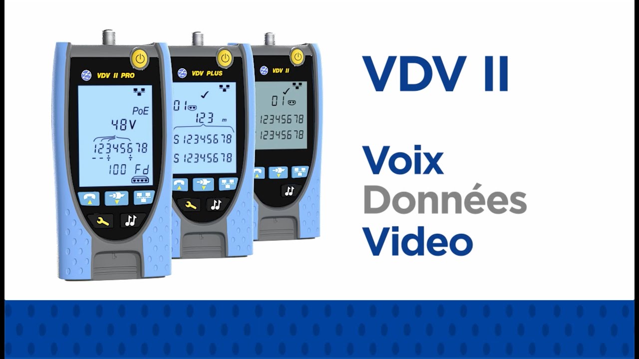 VDV II Testeur de câbles multimédia - YouTube