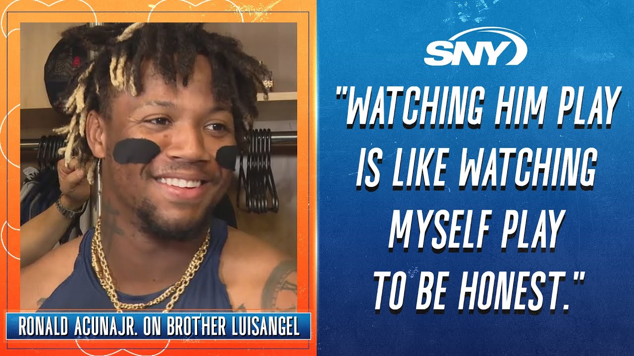 Ronald Acuna Jr. on brother Luisangel: 'Watching him play is like ...
