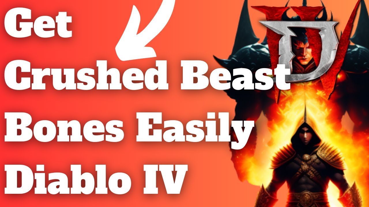 How to Get Crushed Beast Bones from Gaspar Stilbian Diablo IV - YouTube