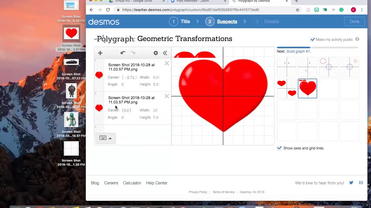 Creating a Desmos Polygraph Activity - YouTube