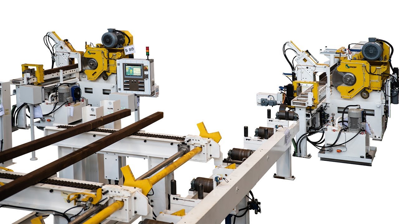 High speed, accuracy, sawing quality and scrap reduction with FICEP S80 ...