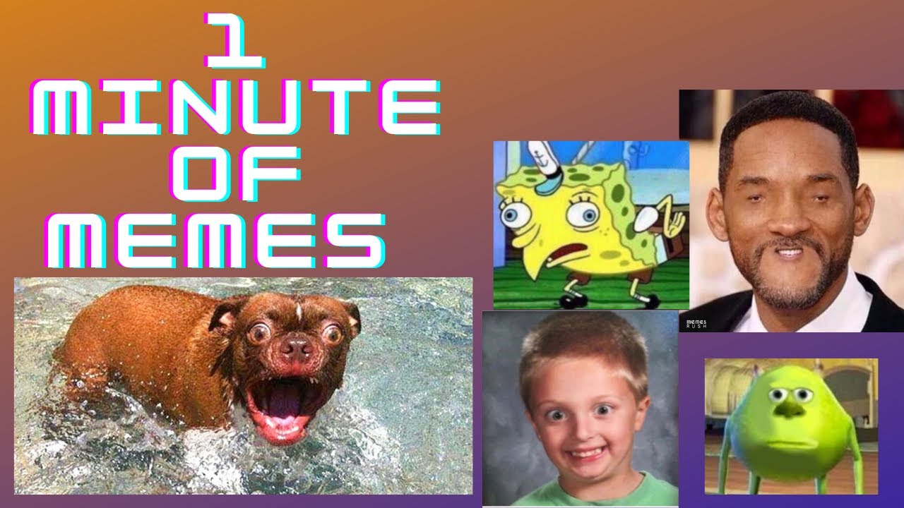 1 minute of memes - YouTube