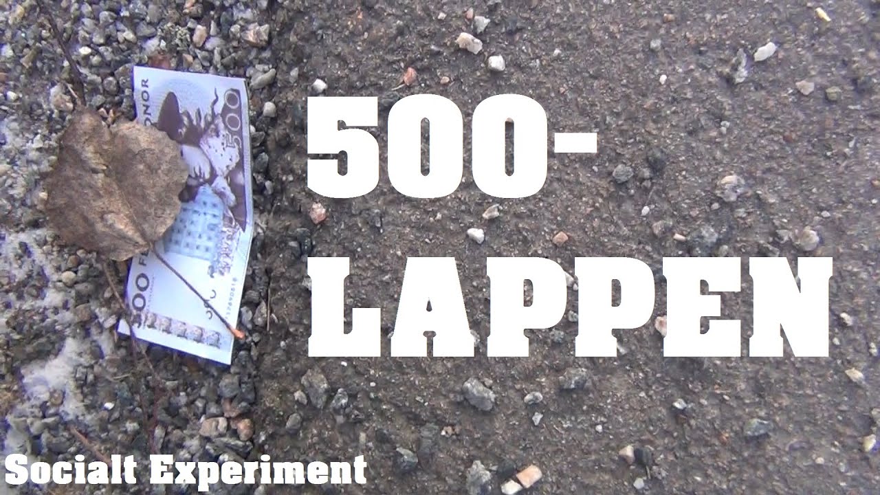 500-lappen (socialt experiment/prank) - YouTube