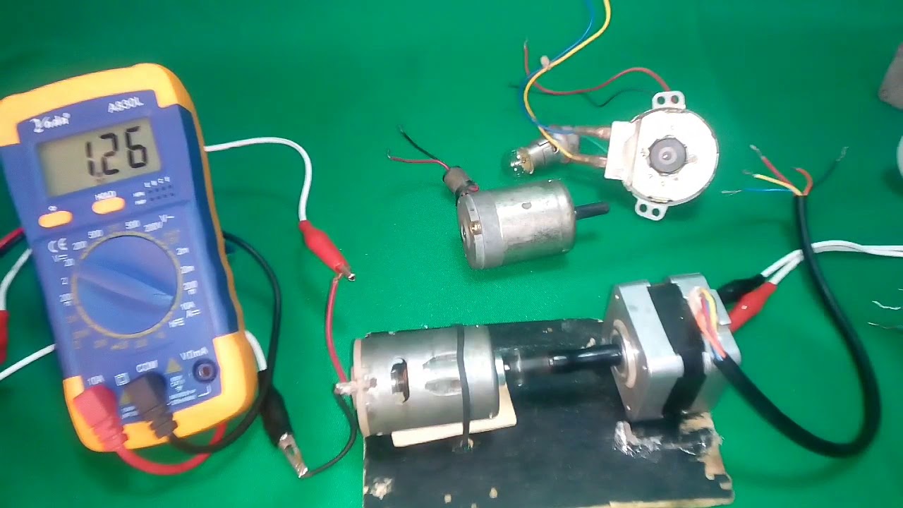 Lenz invertida? Mini-generadores eléctricos. - YouTube