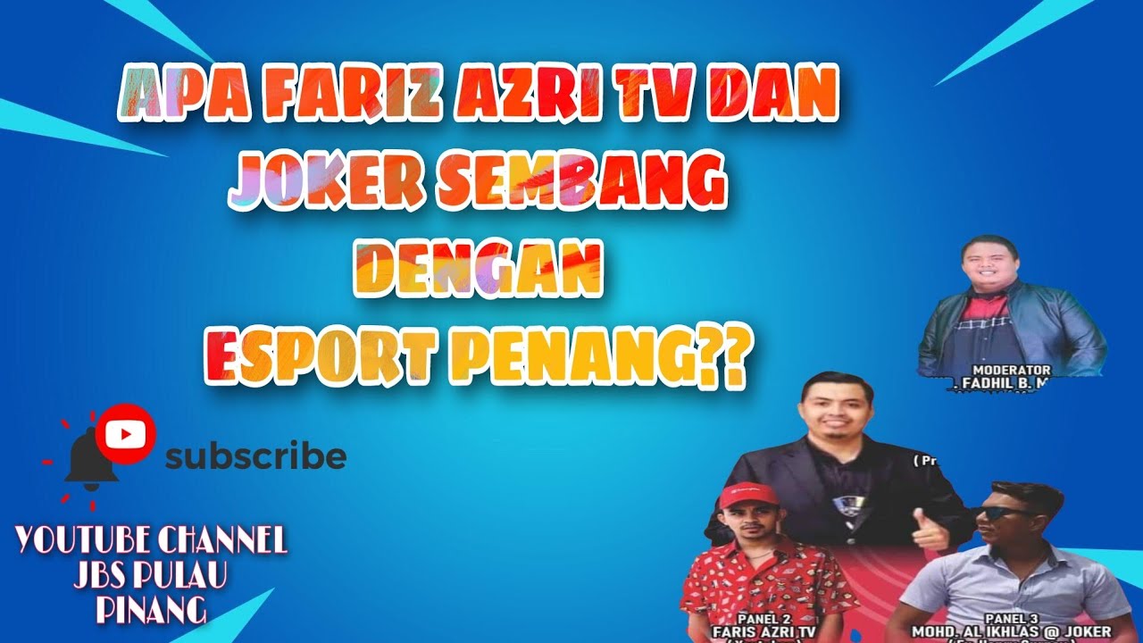 FARIZ AZRI DAN JOKARKO SEMBANG KARI HARI SUKAN 2021 PULAU PINANG - YouTube