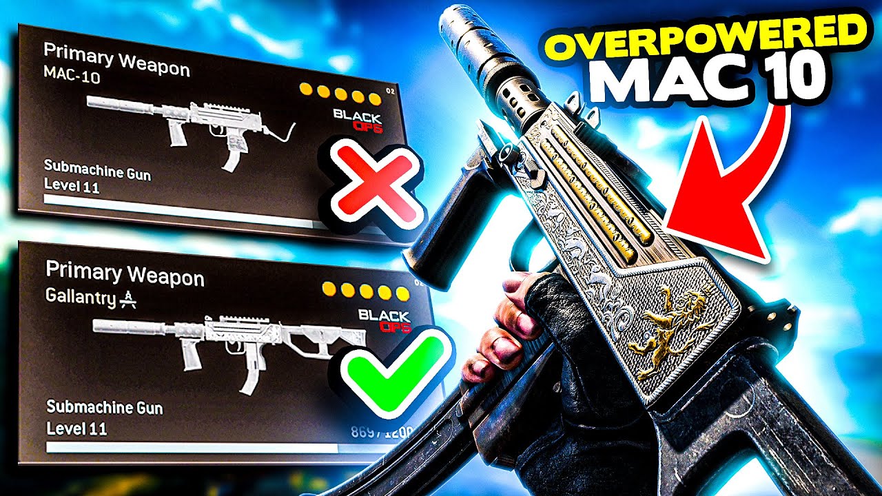 This *NEW* UPDATED Gallantry Mac-10 Class Setup is STUPIDLY OVERPOWERED ...