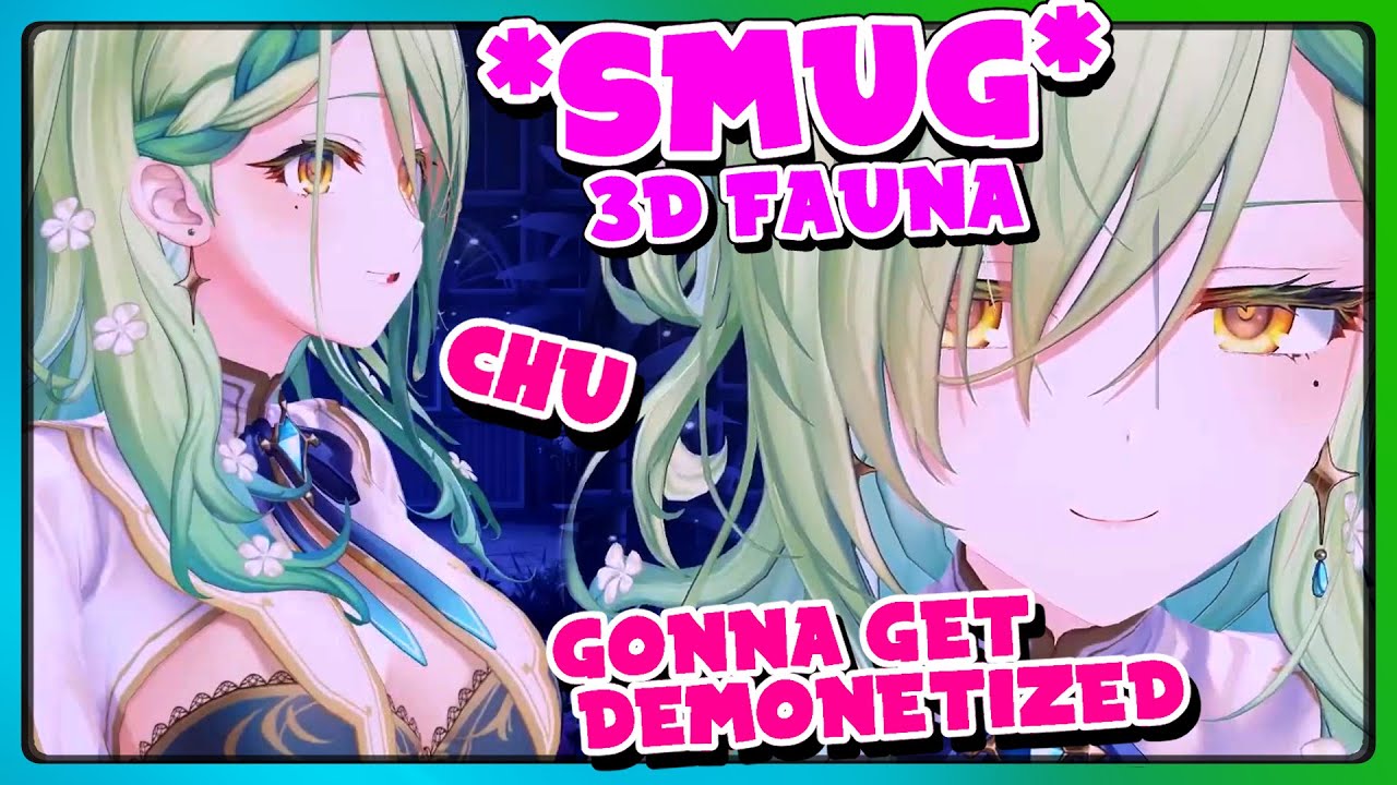 Fauna shows off her 3D body and kills chat with cuteness during ASMR - YouTube