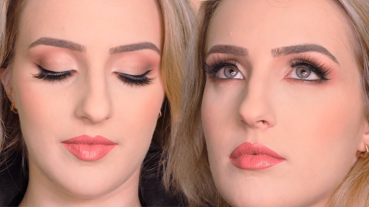 MAQUIAGEM DELICADA EM CLIENTE - YouTube