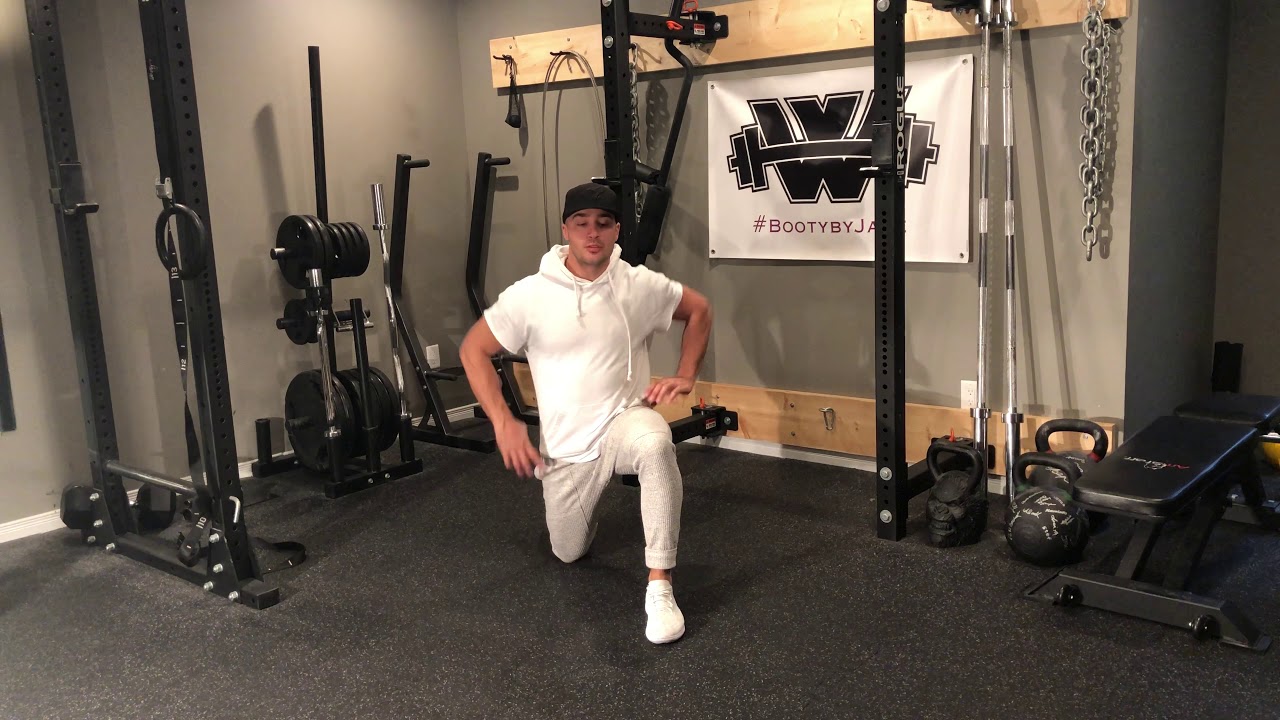 Alternating Front Lunge with a Pulse - YouTube