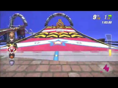 Modnation Racers - Custom Track - Rainbow Road Wii - YouTube