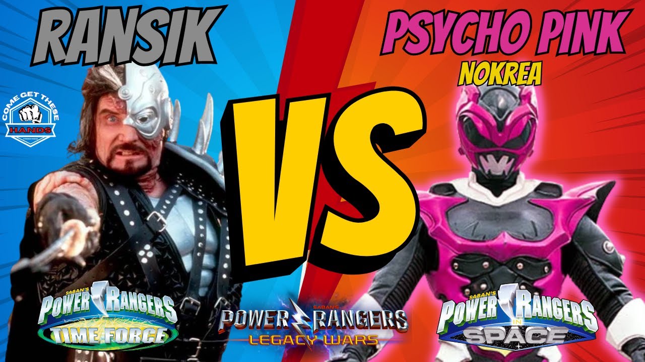 Power Rangers Legacy Wars | Ransik Vs Psycho Pink Ranger Nokrea - YouTube