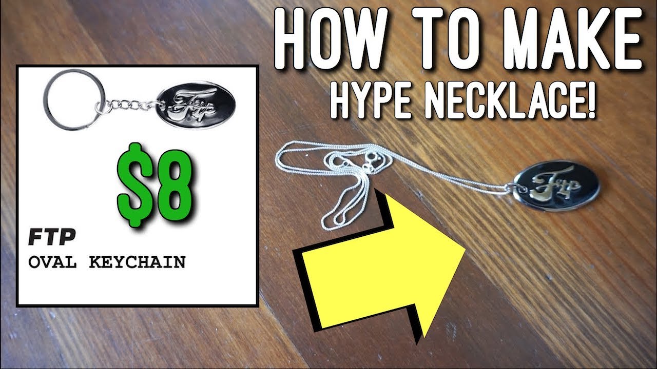 How to Make Supreme/FTP/Palace Necklace For Cheap! - YouTube