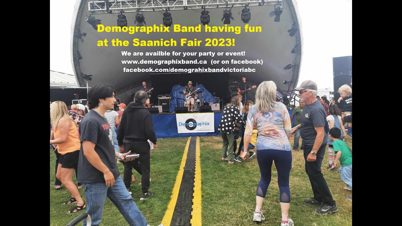 Demographix Band at the Saanich Fair 2023. We're ready for your event ...