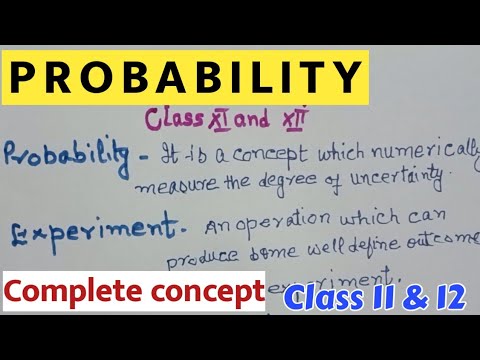 Probability | Probability class 11 | Probability class 12 | CBSE + JEE ...
