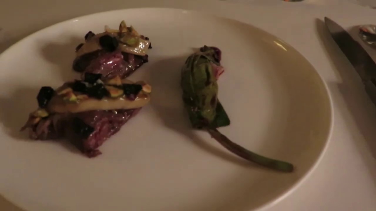 Delicious Pigeon at 4 Michelin Star Restaurant Pavillon Ledoyen in ...