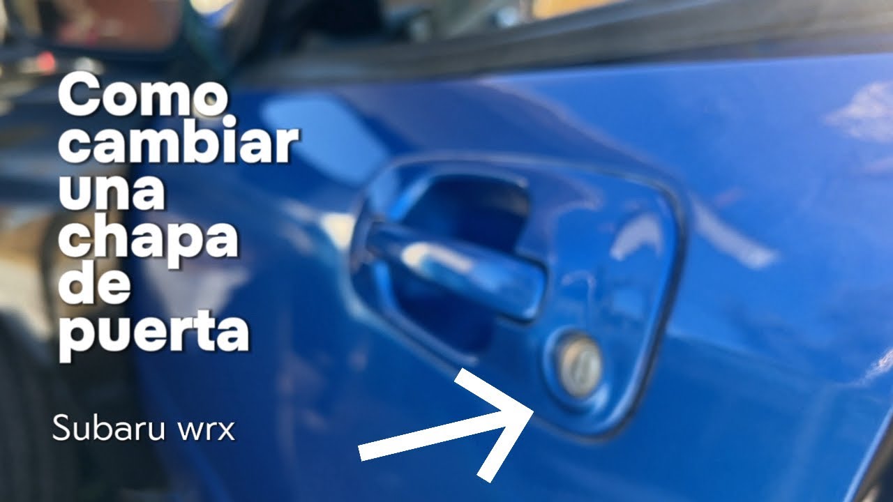 Cómo cambiar la chapa de una puerta de carro #mecanica #tutorial - YouTube