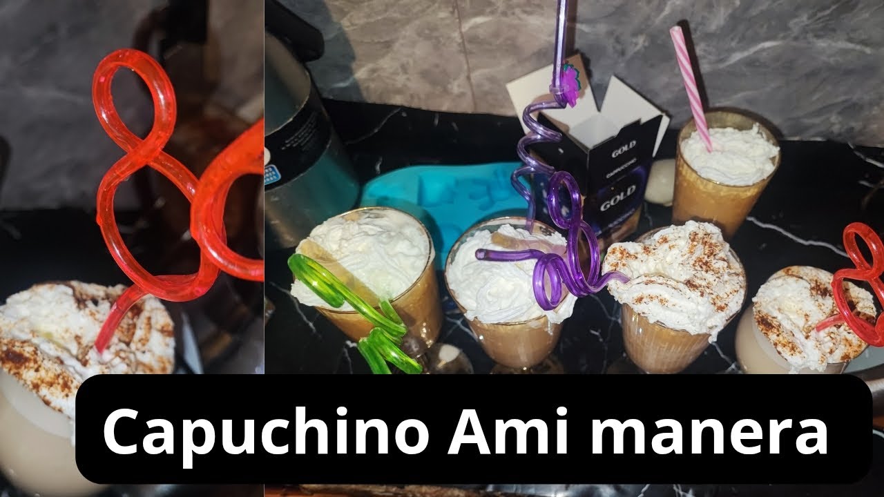 Capuchino Helado a mi manera muy fácil - YouTube