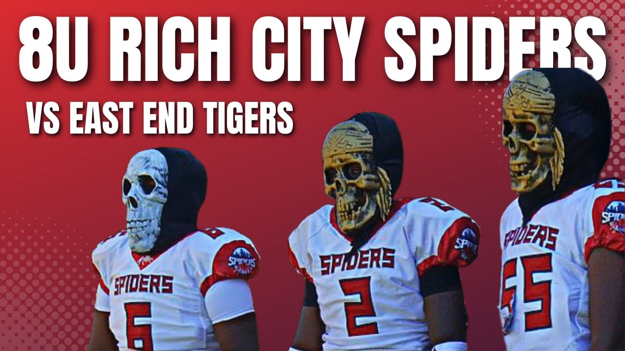 8U Rich City Spiders vs East End Tigers - YouTube