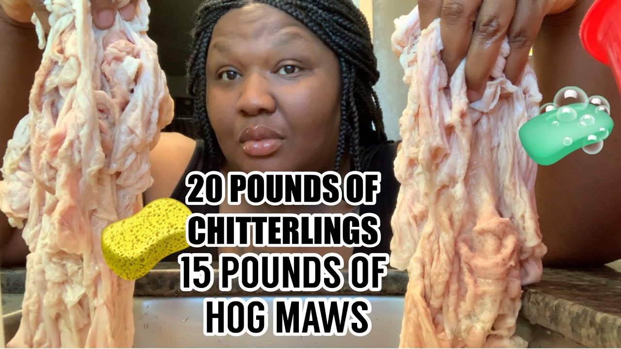 HOW TO PREPARE YOUR CHITTERLINGS - YouTube