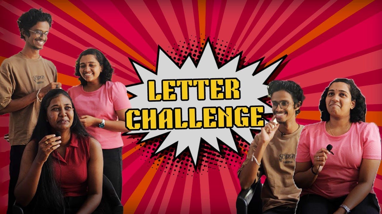 LETTER CHALLENGE #comedy #utube #funny - YouTube