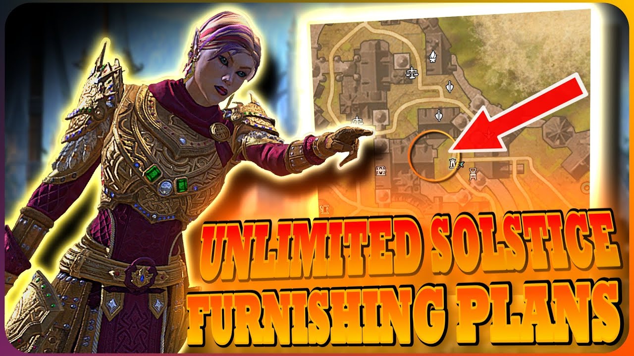 Millions of Gold With The Sunport Furnishing Plan Farm | ESO Gold Guide ...