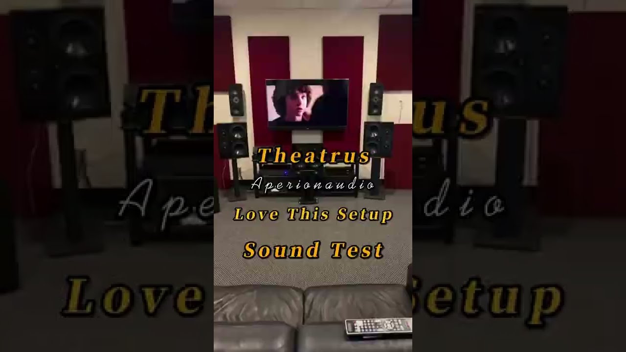 Aperionaudio Theatrus Cinema/Studio AMT Ribbon Tweeter Monitor Speaker ...