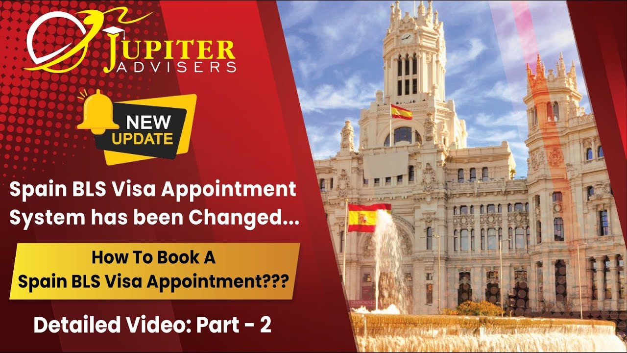 Part-2 How to Login and Book an Appointment | Spain BLS Visa ...