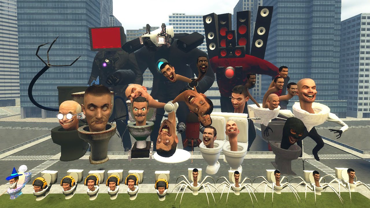 ULTIMATE MECHA TV MAN BOSS VS ALL MECHA CAMERA MAN, SPEAKER MAN, AND ...