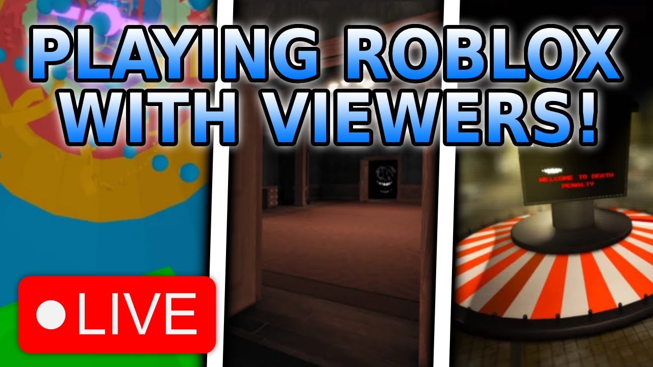 Playing roblox with viewers live! ANYONE CAN JOIN! - YouTube