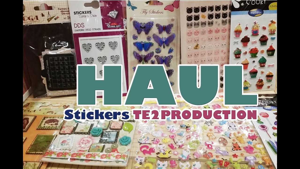 HAUL Stickers 01 Février 2015 - YouTube