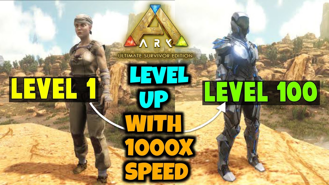 How to Level up with 1000x Speed 🔥 Without Ark pass in Ark ultimate ...