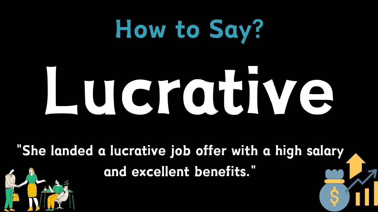 How to pronounce "lucrative" ? | Pronunciation of Lucrative # ...