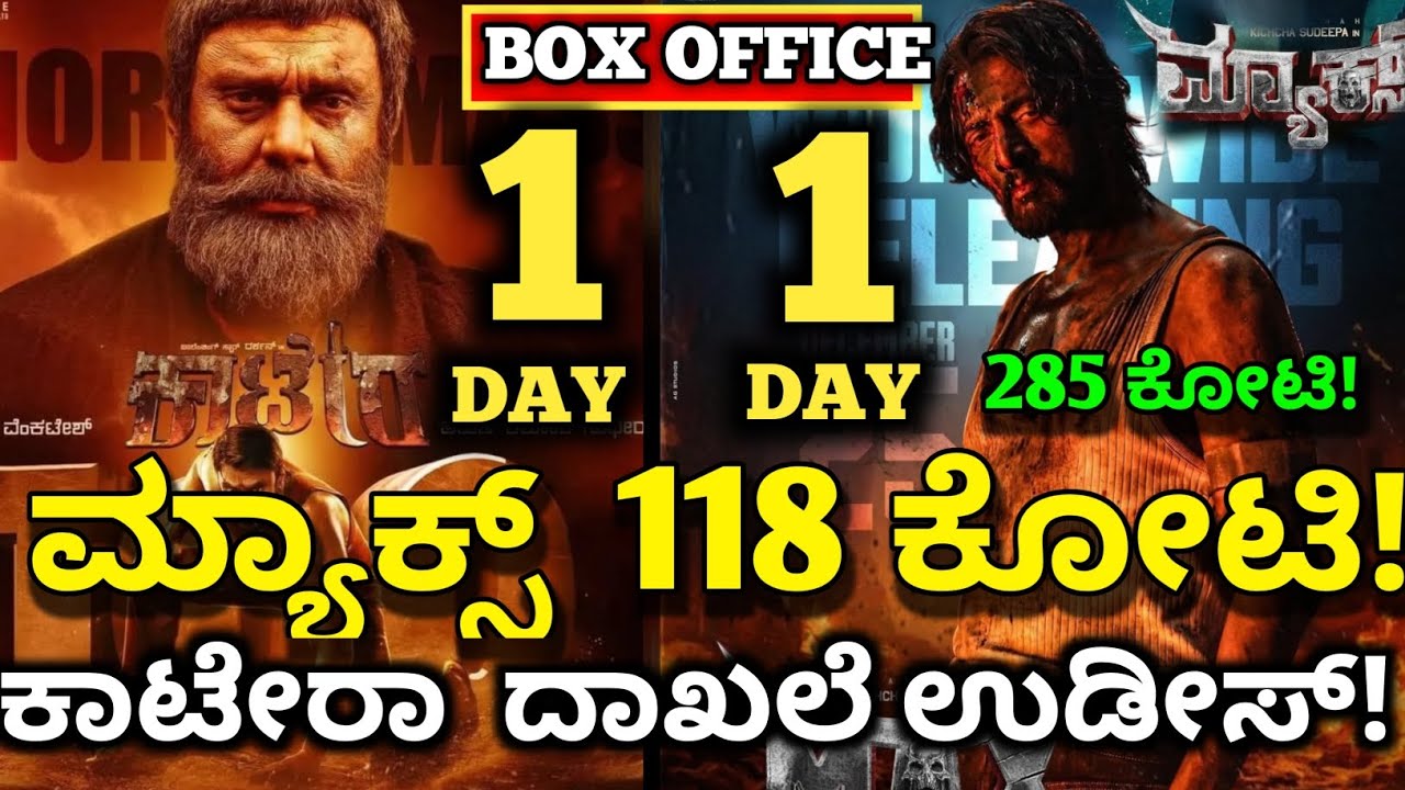 Max Movie Review,Max Movie 1 Day Collection,Kaatera Movie Box-office ...