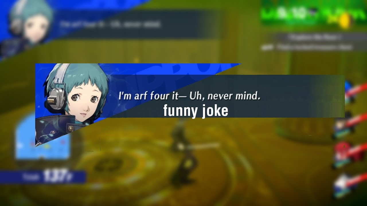 Fuuka tells a funny joke | P3R - YouTube