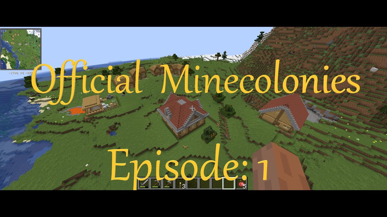 Minecolonies Official Mod Pack Ep:1 - YouTube