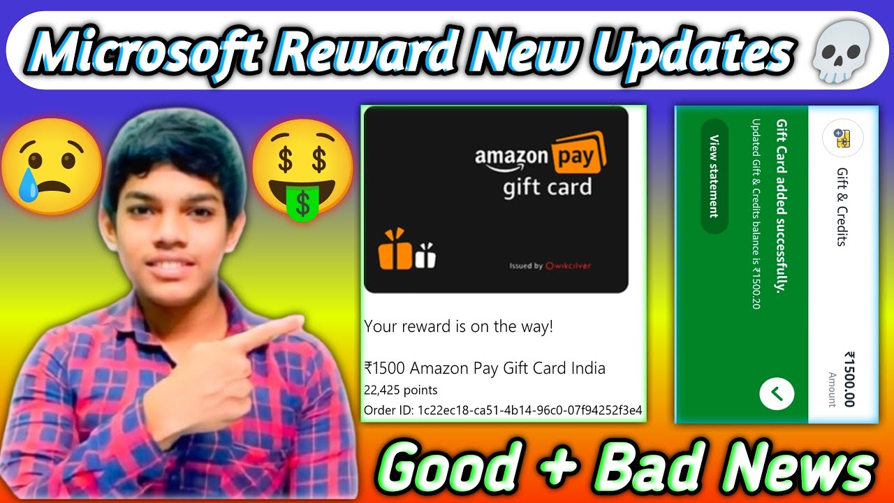 Microsoft Reward Good + Bad Update 😀😔 | Bing App Latest update | Redeem ...