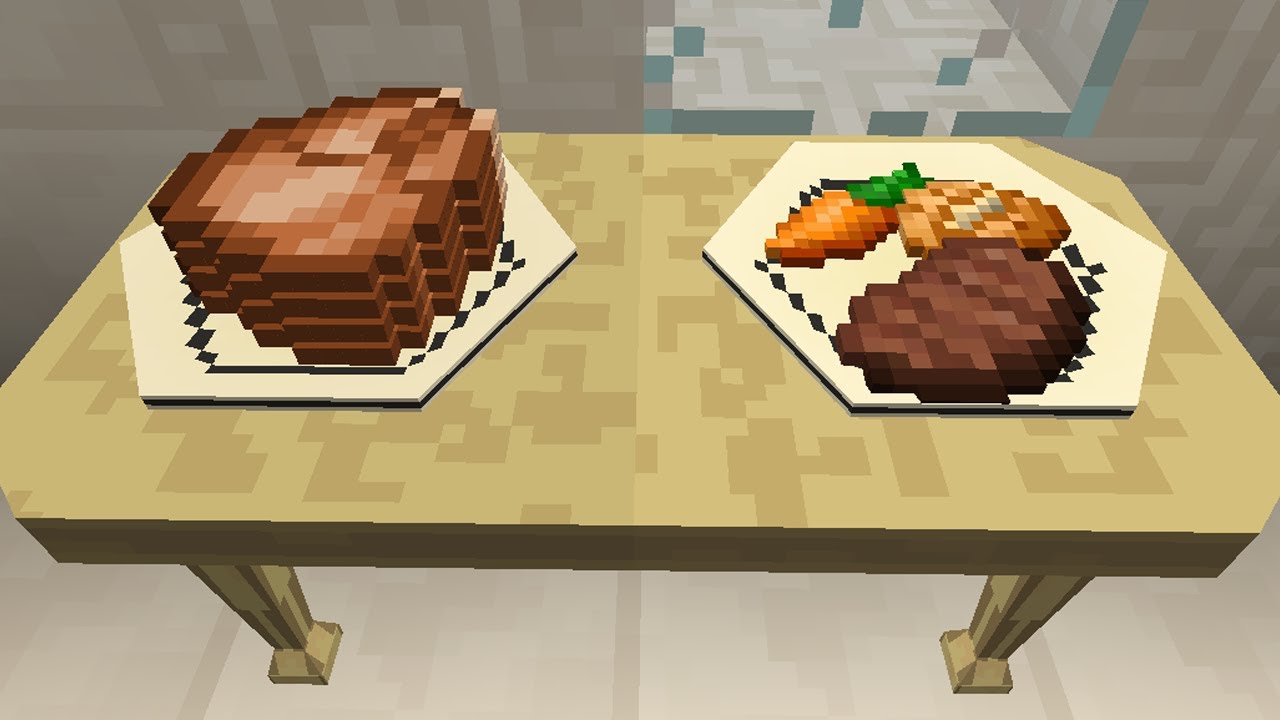 How to make plates in Minecraft - YouTube