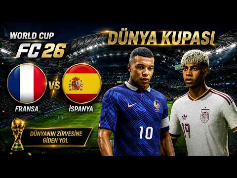 Fransa - İspanya | 2026 FIFA Dünya Kupası | Yarı Final | FC 26