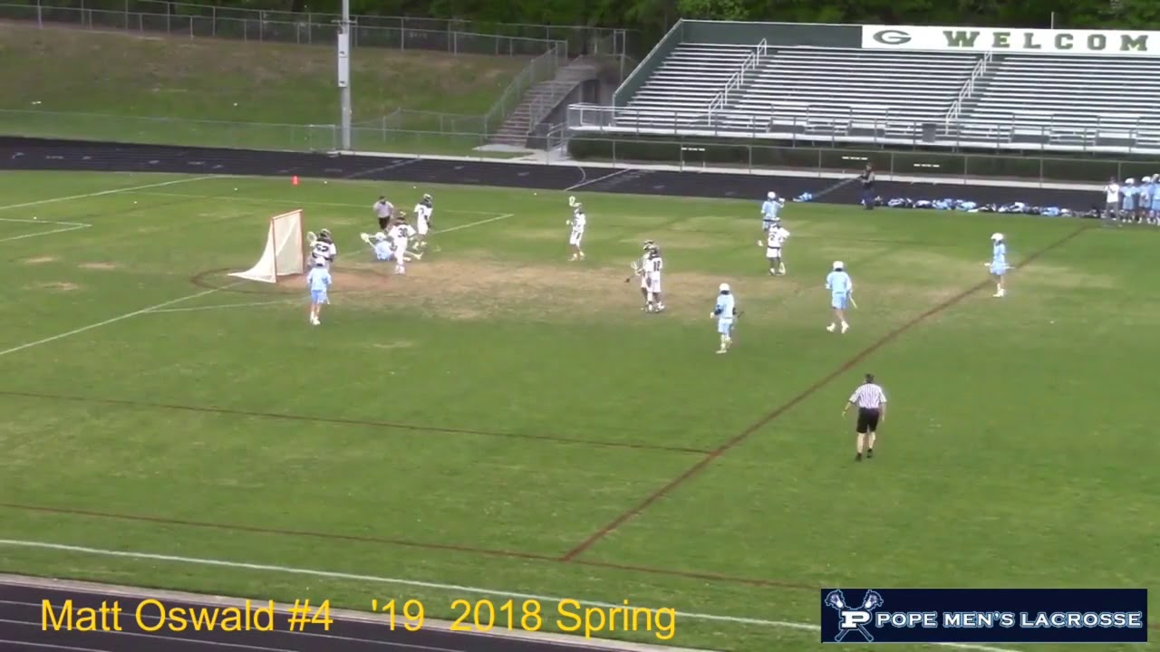Matt Oswald (2019 Attack) 2018 Lacrosse Spring Highlights - YouTube