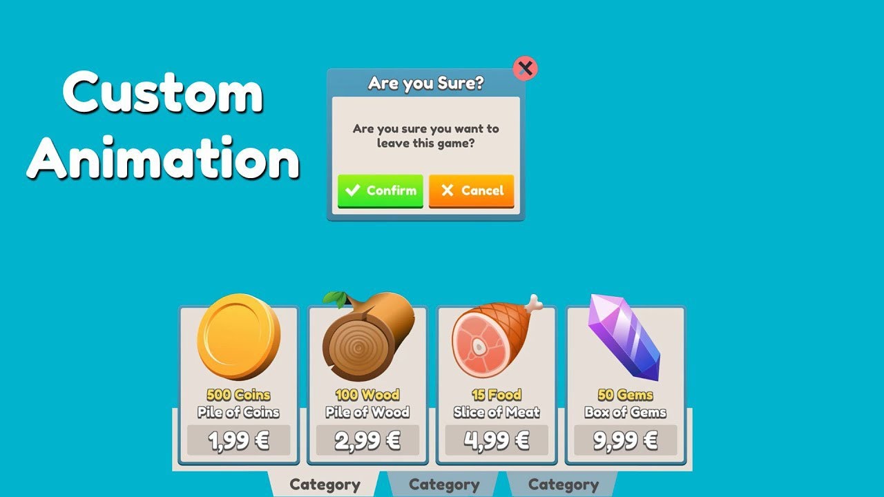 Airy UI - How To Make Custom Animation - YouTube