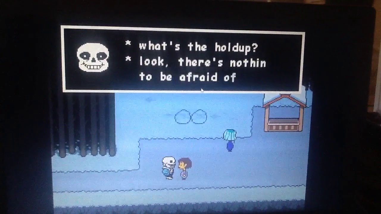 Undertale - Chatting With Sans - YouTube