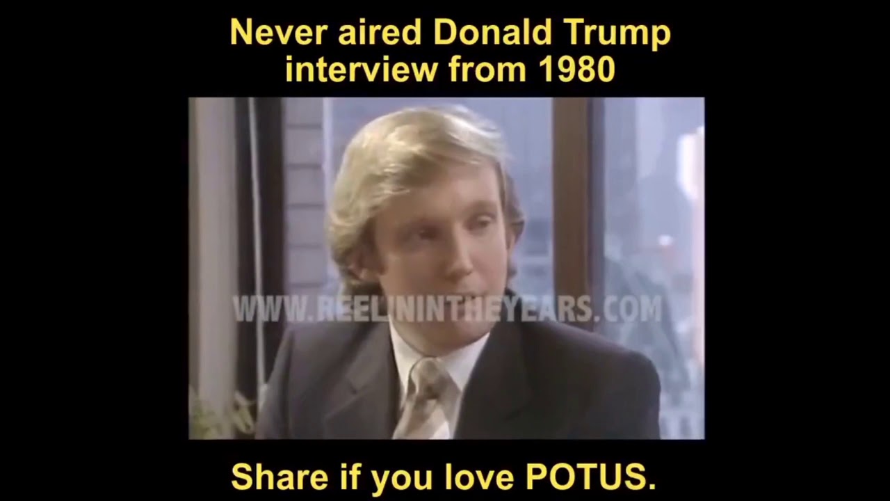 1980 Donald Trump Interview 34 Years Old - YouTube