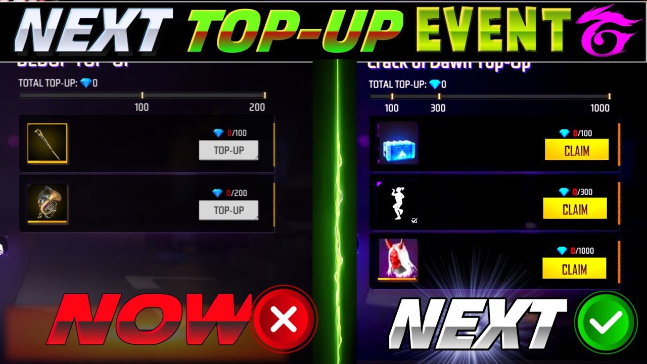 NEXT TOP UP EVENT IN FREE FIRE 🔥💎|| NEW TOP UP EVENT IN TOMORROW UPDATE ...
