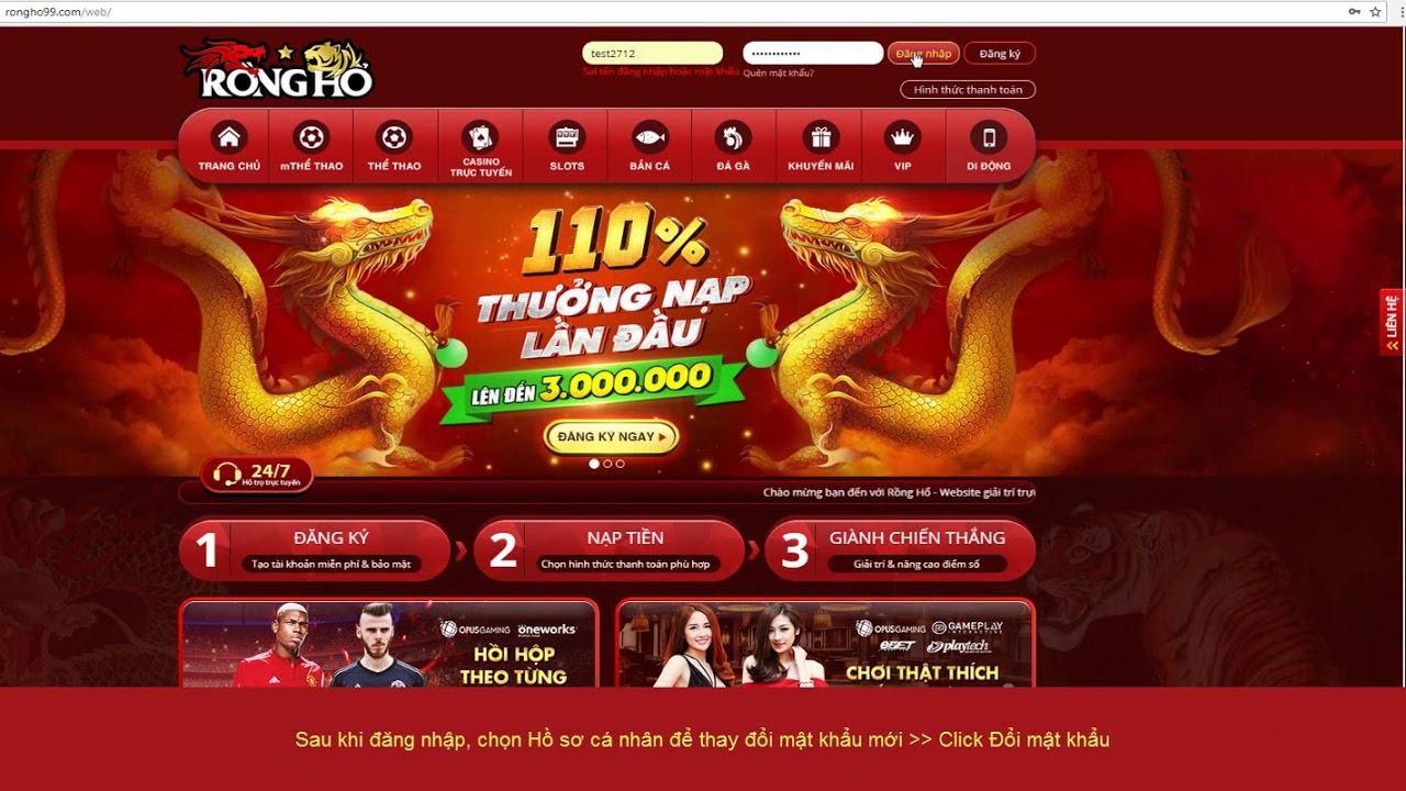 Hướng dẫn khôi phục mật khẩu - rongho99.com - YouTube