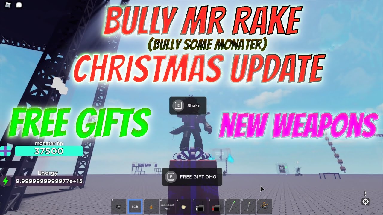 Bully Mr Rake/Bully Some Monater (Christmas Update) [ROBLOX] - YouTube