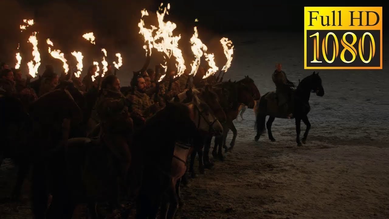 GoT - Dothraki charge - Season 8 Episode 3 HD - YouTube