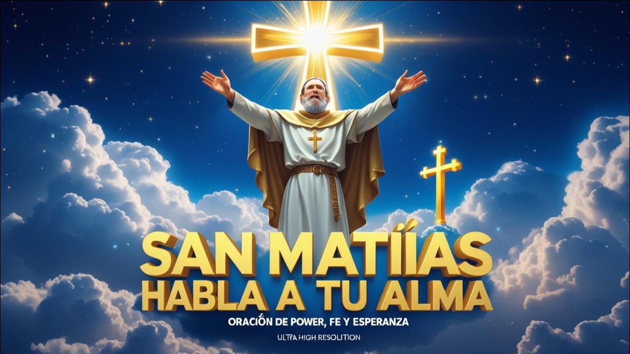 SAN MATIAS TE HABLA CON EL ALMA 🙏🕊️ ORACION DE FE Y AGRADECIMIENTO 🙏🕊️ ...